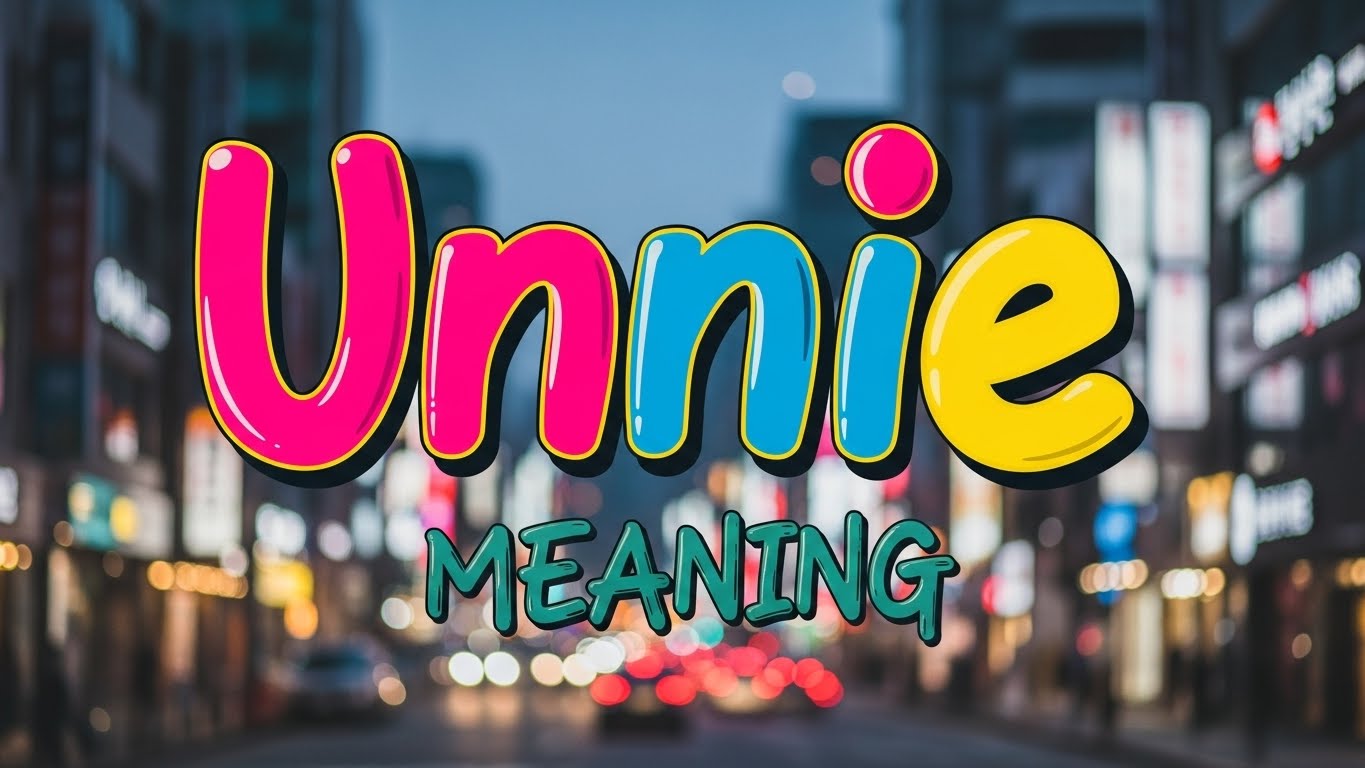 Unnie Meaning: Korean Word Explained Clearly